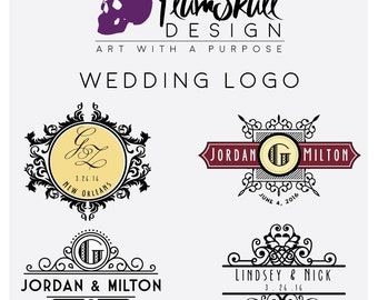 Wedding logo design | Etsy