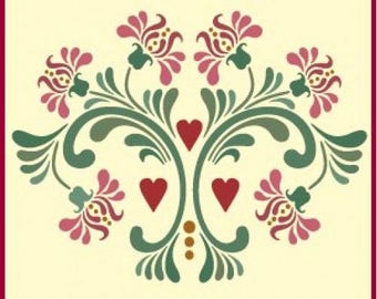 Rosemaling design | Etsy