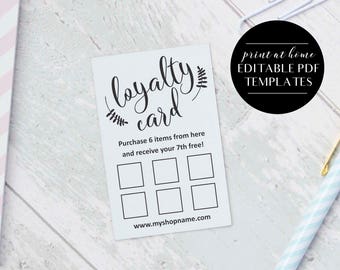 Loyalty cards | Etsy