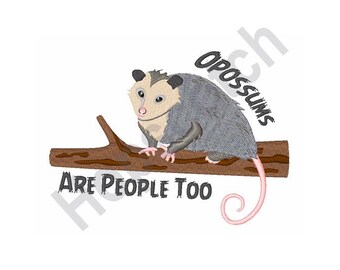Possum embroidery | Etsy