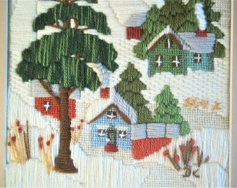 Finished needlepoint | Etsy