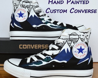 Painted converse | Etsy