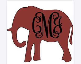 Alabama monogram | Etsy