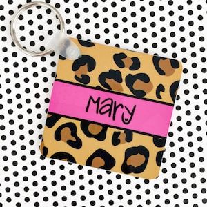 Leopard keychain | Etsy