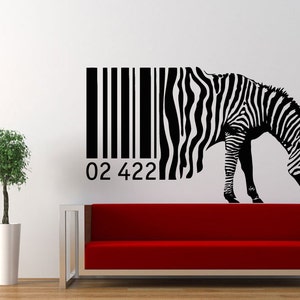 Zebra print number | Etsy