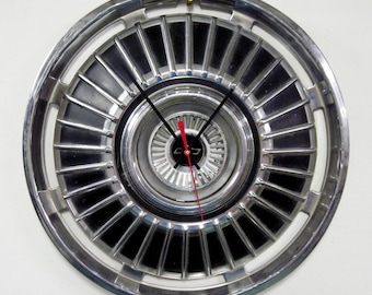 Hub cap clock | Etsy