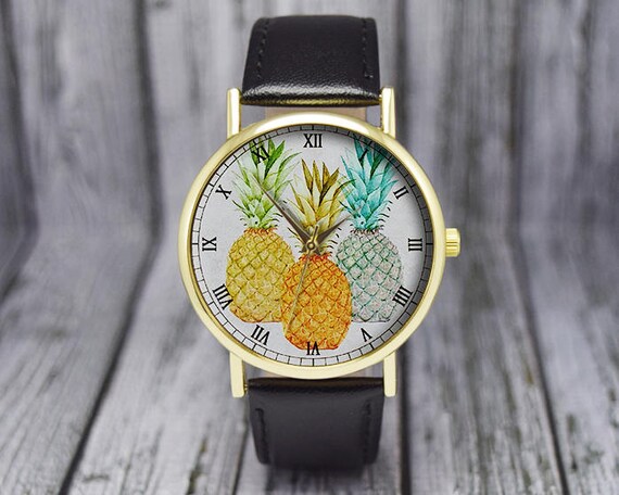 Pineapple Watch Fruit Watch Minimalist Women's Watch