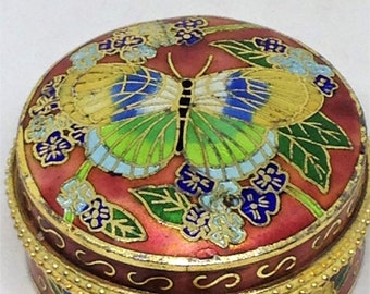 Enamel trinket box | Etsy