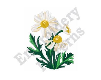 Daisy embroidery | Etsy