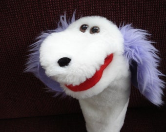 Dog hand puppet | Etsy