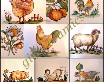 Kitchen tiles | Etsy