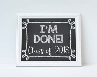 I'm done sign | Etsy