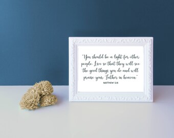 Scripture printable | Etsy