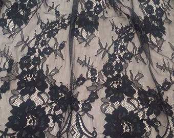 French lace fabric. European lace fabrics by LaceToLove on Etsy