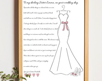 Bridesmaid poem | Etsy