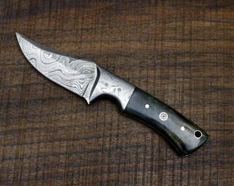 Damascus knife | Etsy