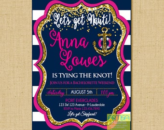 4Pc Nautical Bachelorette Party Captain Hat Veil Cruise Bridal