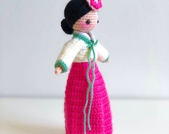Mori Girl Doll Amigurumi Crochet Pattern Fairy Tale Kawaii