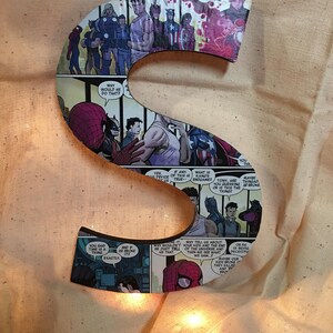 Comic book letters | Etsy