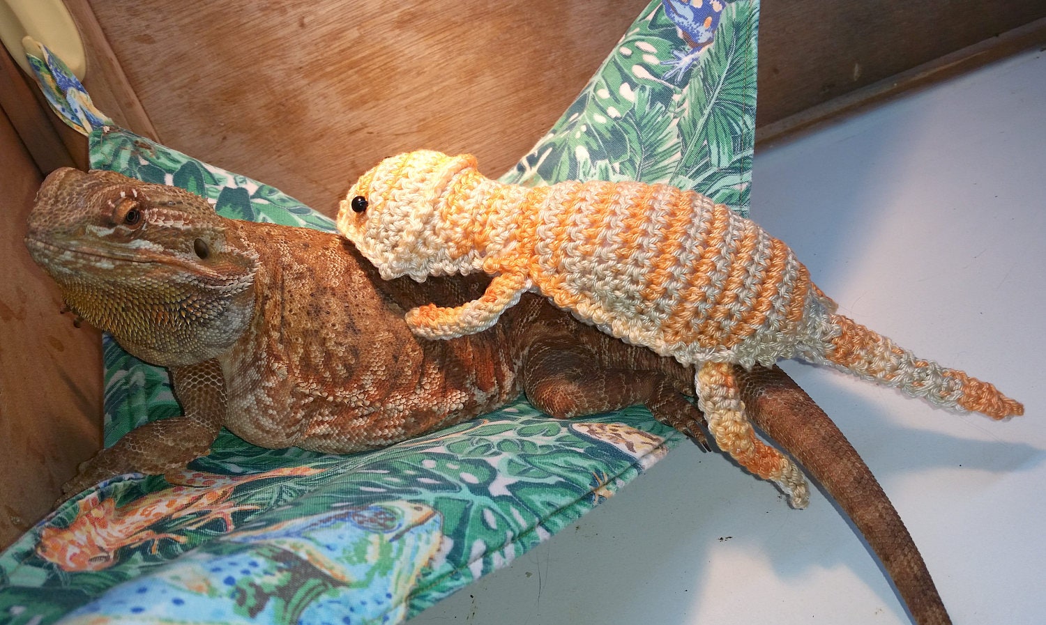 Bearded Dragon Amigurumi Stuffed Toy Crochet PATTERN only
