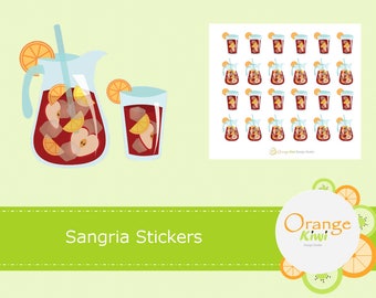 Sangria labels | Etsy