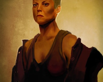 Alien Pinup 8 x 10 prints