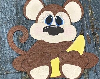 Monkey cut out | Etsy