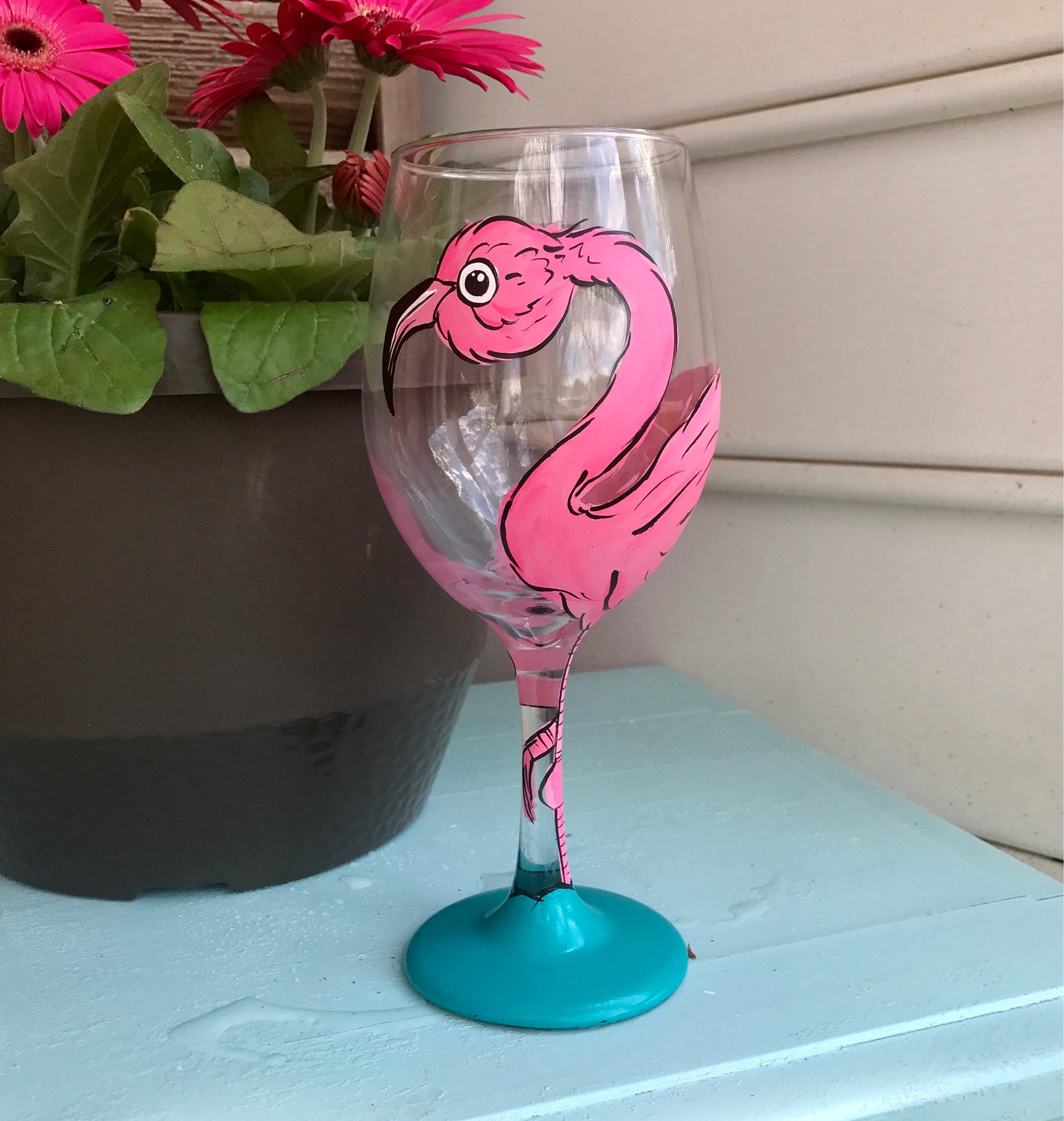 Flamingo Wine Glass Flamingo T Flamingo Glass