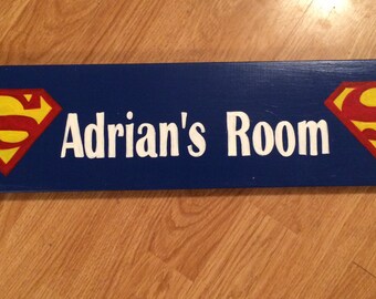 Superhero door sign | Etsy