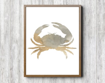 Crab poster | Etsy