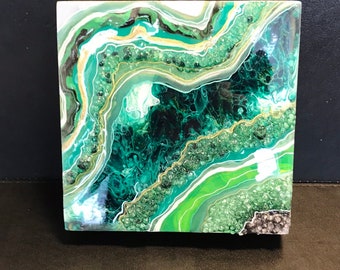 Geode wall art | Etsy