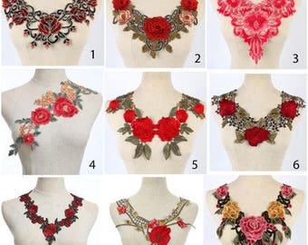 Neckline applique | Etsy