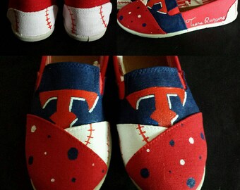 Texas rangers shoes | Etsy