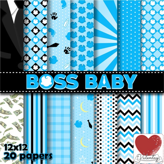 Boss Baby Kit Digital BOSS BABY Digital paper Poderoso