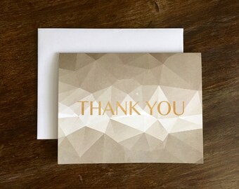 Manly thank you card | Etsy