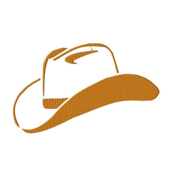 Cowboy Hat Machine Embroidery Design Country Western