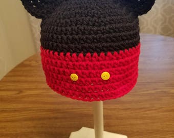 Mickey mouse hat | Etsy