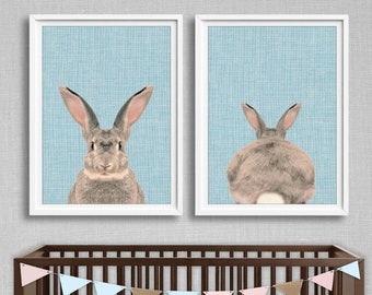 Bunny art | Etsy