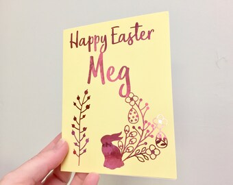 Kids easter card | Etsy