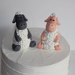 Sheep cake topper | Etsy