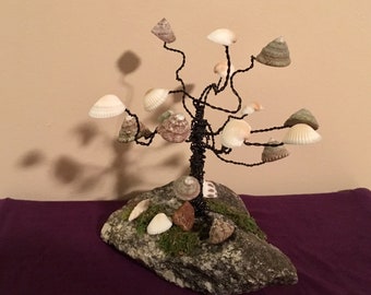 Set of 3 Sea Shell Wire Sculptures by Elizabeth Berrien