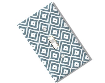 Yellow Floral Scroll Light Switch Cover Plate Homemade Multi