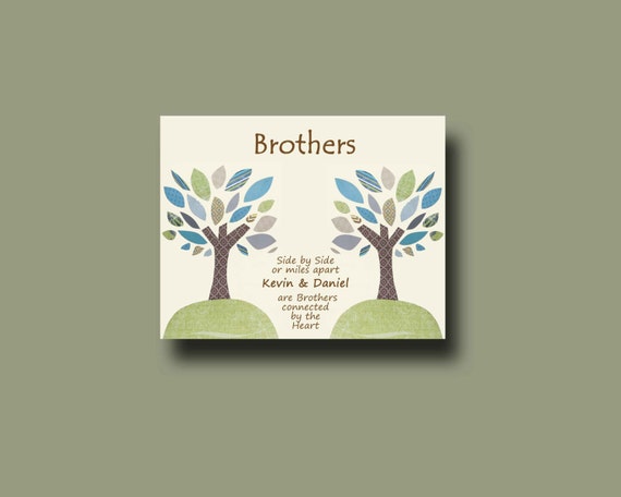 Items Similar To Brother Gift Print Personalized Gift For Brother items-similar-to-brother-gift-print-personalized-gift-for-brother