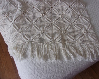 Crocheted throw | Etsy