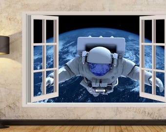 Space wall mural | Etsy