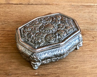 Metal trinket box | Etsy