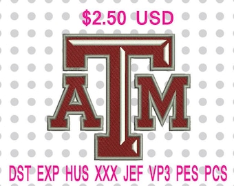 Aggies embroidery | Etsy