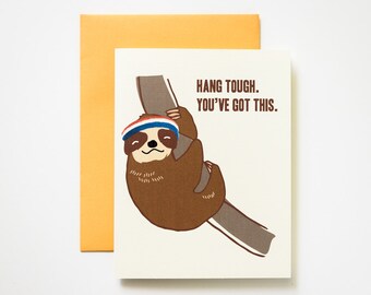 Slow Clap Sloths Congratulations Card