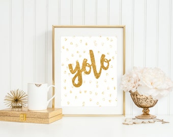 Yolo poster | Etsy