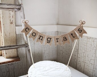 Rustic cake topper | Etsy